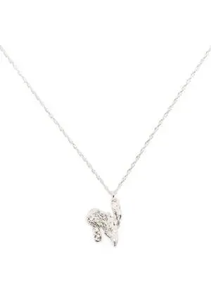 LOVENESS LEE Alphabet-charm Necklace - Silver