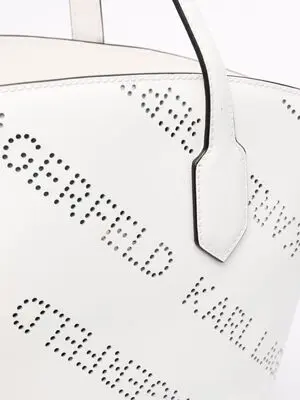 Karl Lagerfeld Punched Logo Tote