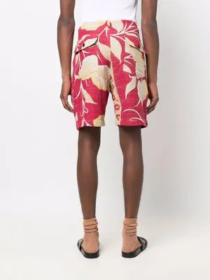 PRESIDENT’S Botanical-print Bermuda Shorts