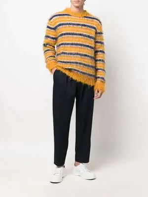 Marni Striped Long-sleeve Sweater