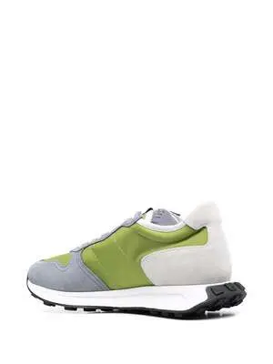 Hogan Logo Panelled Sneakers - Green