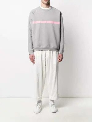 Mackintosh Stripe Detail Sweatshirt