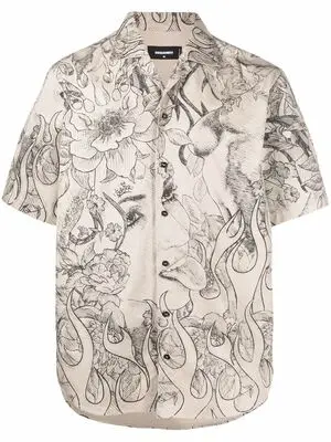 Dsquared2 Graphic-print Shirt