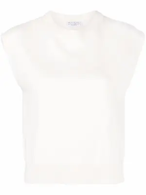 Brunello Cucinelli Cashmere Sleeveless Top