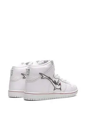 Nike Sb Dunk High Pro Iso Oski Sneakers - White