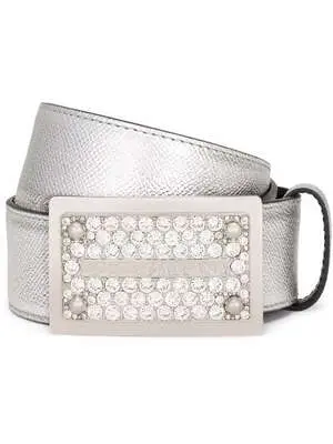 DOLCE & GABBANA Dolce & Gabbana Crystal-Embellished Belt