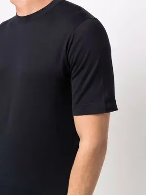 John Smedley Jersey-knit Cotton T-shirt - Blue