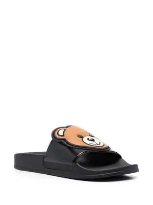 Moschino Teddy Bear Motif Slides