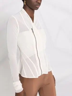 Rick Owens Sheer Bomber Jacket
