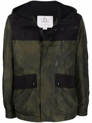Woolrich Trek Tie Dye-print Windbreaker - Green