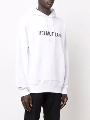 Helmut Lang Logo-print Drawstring Hoodie