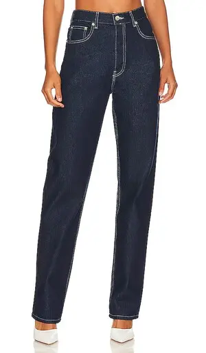 EB DENIM High-rise Straight Jeans