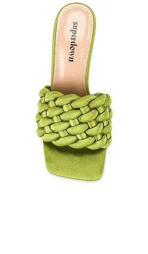 Superdown Jocelyn Square Toe Stiletto Mules