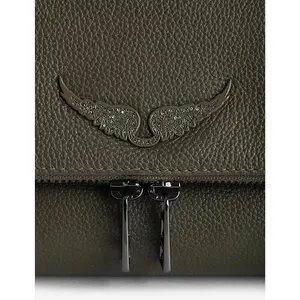 Zadig&Voltaire Rocky Grained-leather Cross-body Bag