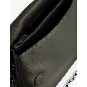 Zadig&Voltaire Rocky Grained-leather Cross-body Bag
