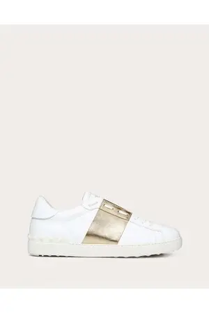 Valentino Garavani Open Sneaker With Metallic Band - Metallic