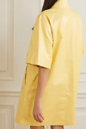 Max Mara Tondo Double-breasted Coated-cotton Coat