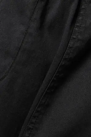 JAMES PERSE Jersey-trimmed Cotton-gabardine Track Pants