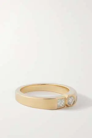 WWAKE Dyad 14-karat Recycled Diamond Ring