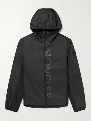 Moncler Ichiro Logo-print Padded Hooded Jacket - Black