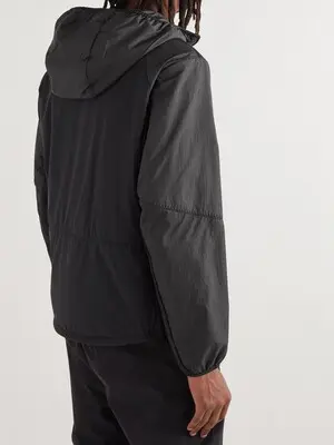 Moncler Ichiro Logo-print Padded Hooded Jacket - Black
