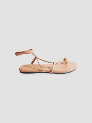 Tkees Jo Suede Ankle-tie Sandals - Purdy
