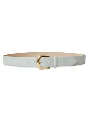B-low The Belt Women's Kennedy Leather Belt - Bone Gold  Sage Gold