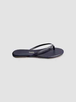 Tkees Leather Thong Sandals - Twilight