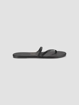 Tkees Sarit Leather Sandals - Black