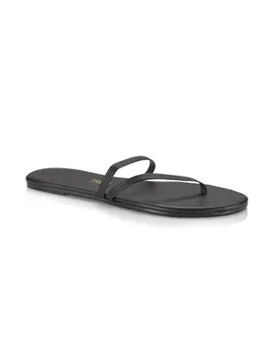 Tkees Sarit Leather Sandals - Black