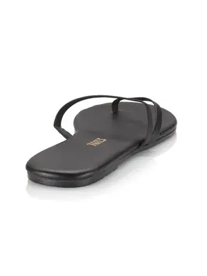 Tkees Sarit Leather Sandals - Black