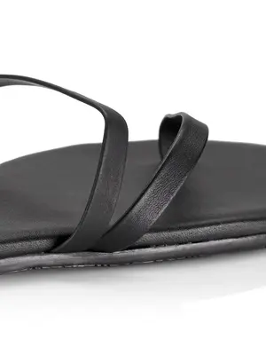 Tkees Sarit Leather Sandals - Black