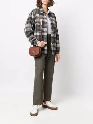 Barbour Laire Leather Saddle Bag