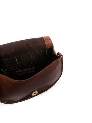 Barbour Laire Leather Saddle Bag