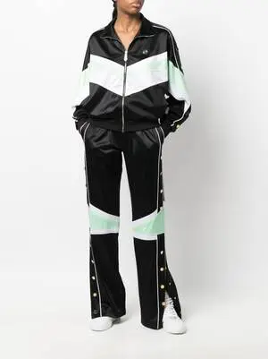 Philipp Plein Logo-embroidered Striped Tracksuit Set