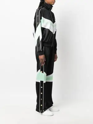 Philipp Plein Logo-embroidered Striped Tracksuit Set