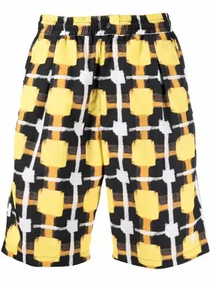 COUNTY OF MILAN Marcelo Burlon Straight-leg Track Shorts