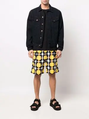 COUNTY OF MILAN Marcelo Burlon Straight-leg Track Shorts