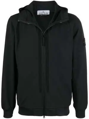 Stone Island Compass Patch Hooded Jacket