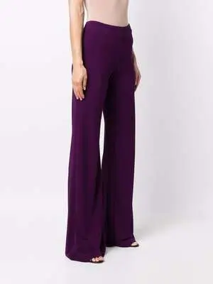 Alberta Ferretti Flared Stretch Trousers