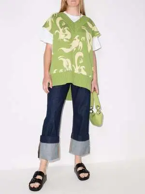 FRAME Turn-up Hem Cropped Jeans