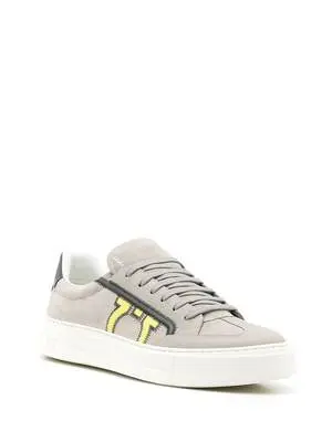 FERRAGAMO Borg 5 Low-top Sneakers - Grey