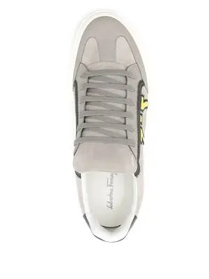 FERRAGAMO Borg 5 Low-top Sneakers - Grey