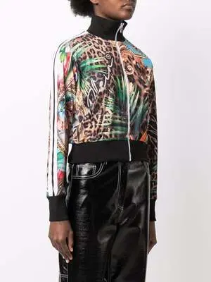 Philipp Plein Baroque Flowers Printed Jacket - Brown