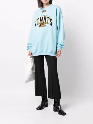 VTMNTS Logo-print Crew Neck Sweatshirt