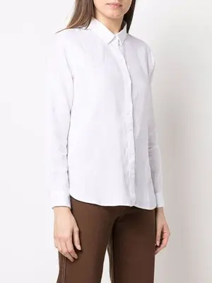 Barbour Marine Linen Shirt - White