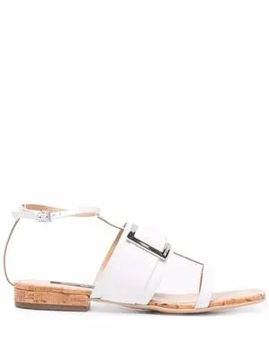 SERGIO ROSSI Sr Prince Leather Sandals