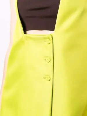 Emilio Pucci Button-fastening Pinafore Dress