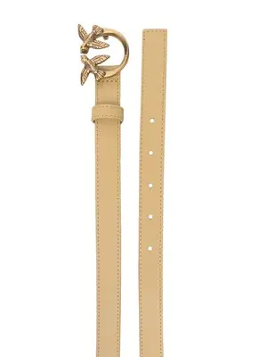 Pinko Love Birds Buckle Belt - Yellow
