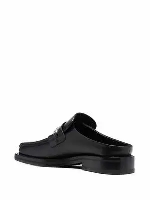 Martine Rose Square-toe Leather Loafers